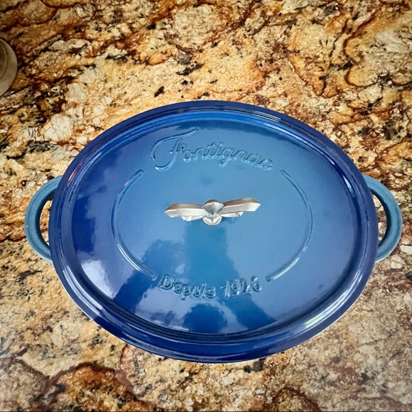 fontignac | Kitchen | Fontignac 26556 Blue 45 Quartfleur Cocotte | Poshmark